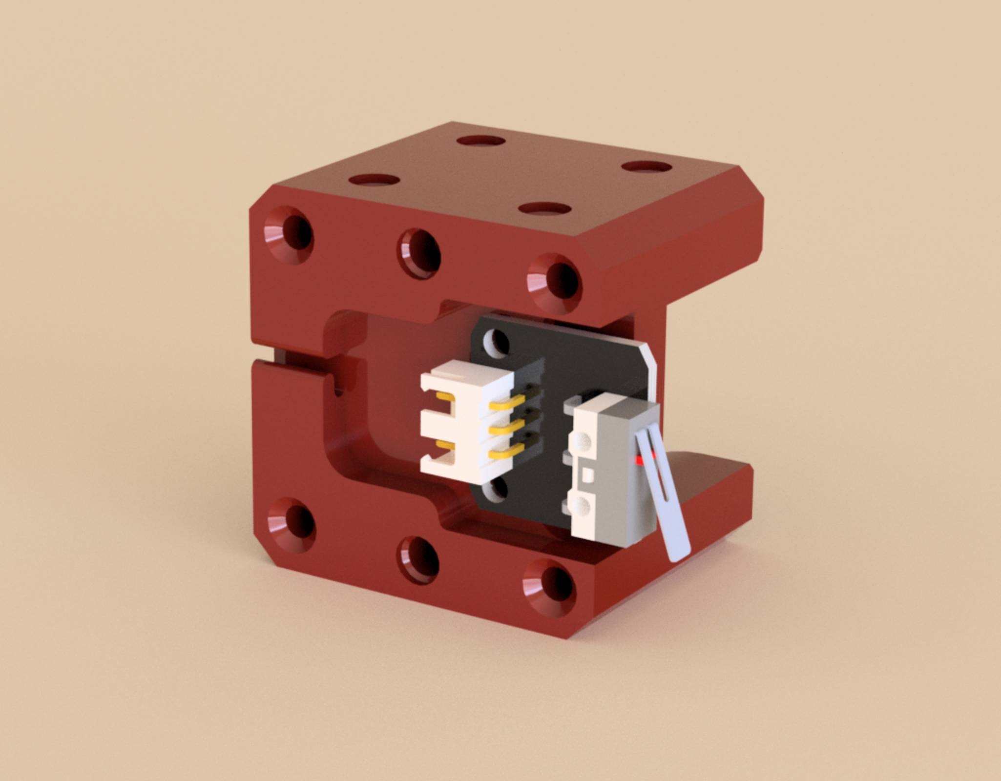 Relocated X-endstop for Ender3 machines using linear rail by ...