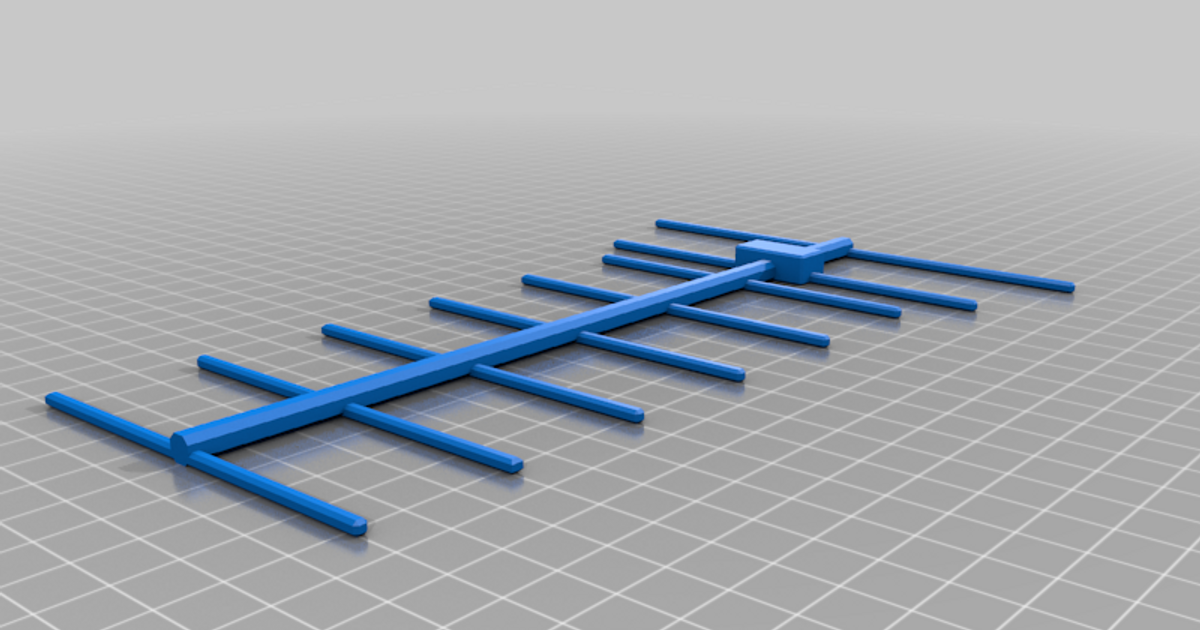 Yagi-Uda Antenna by TheMasonX | Download free STL model | Printables.com