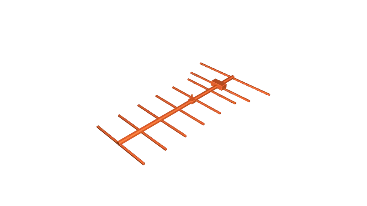 Yagi-Uda Antenna by TheMasonX | Download free STL model | Printables.com