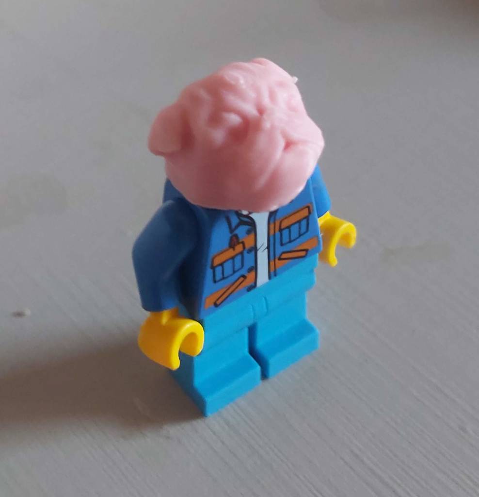 LEGO Minifig Pug Head by TheMasonX | Download free STL model ...