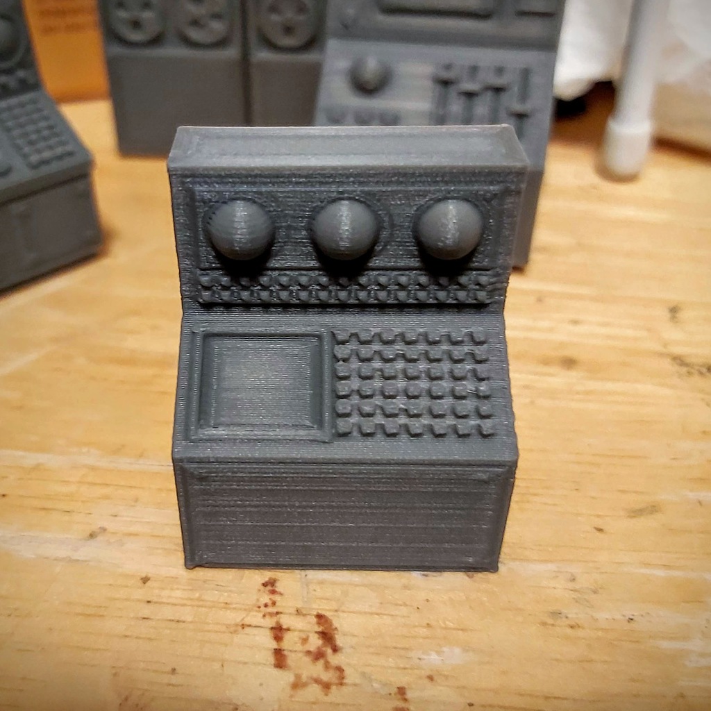 28mm Computer Console SciFi Terrain by TheMasonX | Download free STL ...