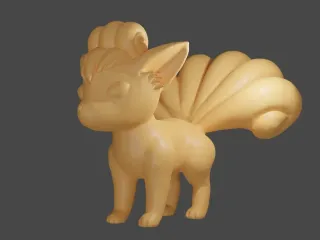 Vulpix ロコン (Pokemon) by Jangy | Download free STL model | Printables.com