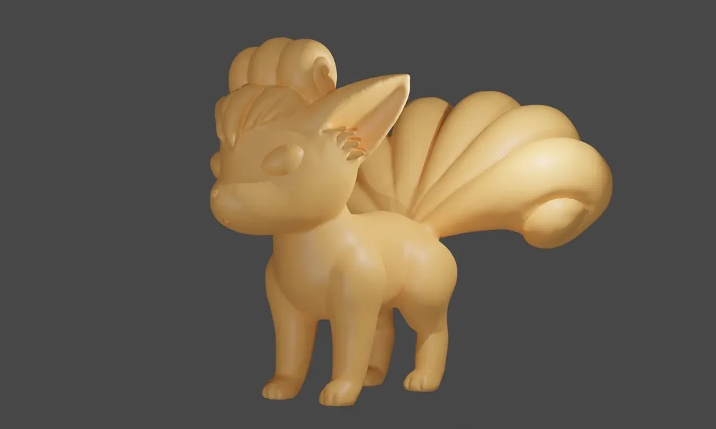 Vulpix ロコン (Pokemon) by Jangy | Download free STL model | Printables.com