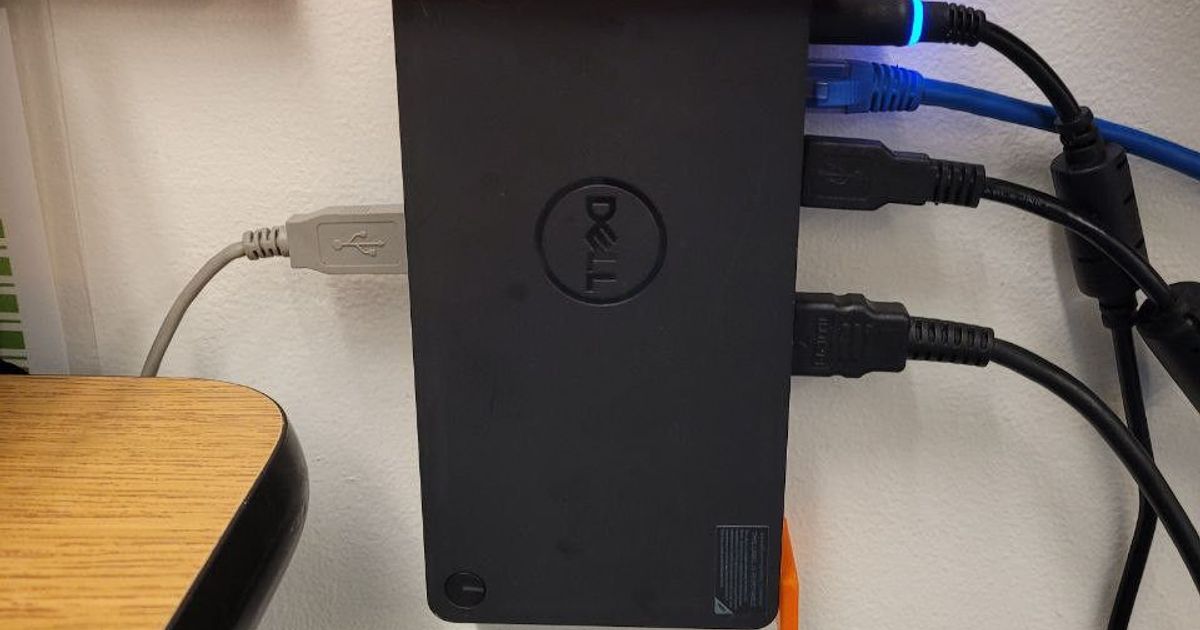 Dell Dock Wall mount by Shanold | Download free STL model | Printables.com