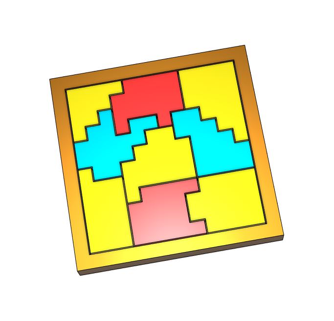 Square puzzle 9pcs - Brain teaser by Creative MinerX | Download free ...