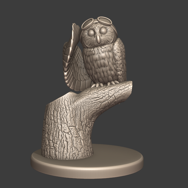 Owl Familiar by Clay Rade | Download free STL model | Printables.com