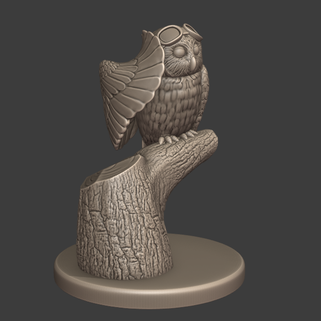 Owl Familiar by Clay Rade | Download free STL model | Printables.com