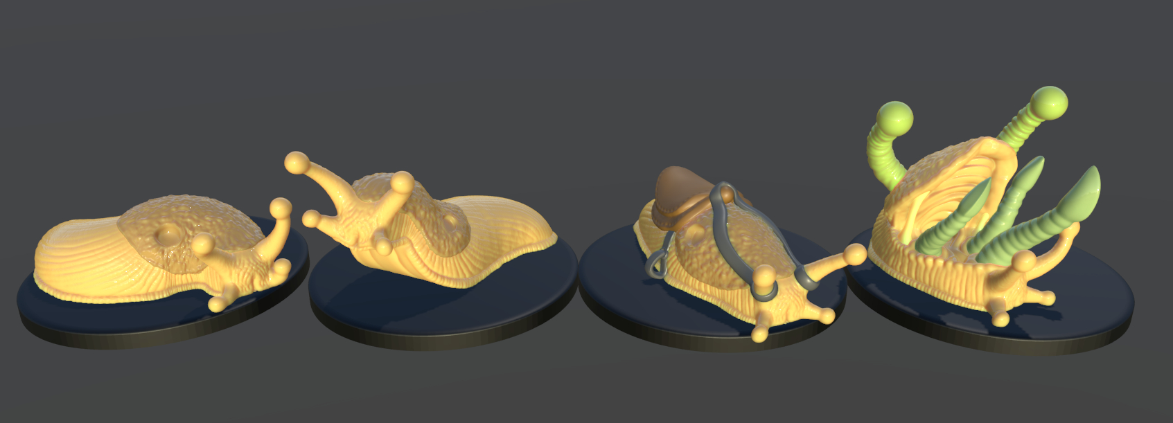 Giant Slugs by Clay Rade | Download free STL model | Printables.com