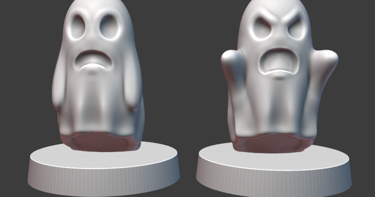 Sheet Ghosts by Clay Rade | Download free STL model | Printables.com