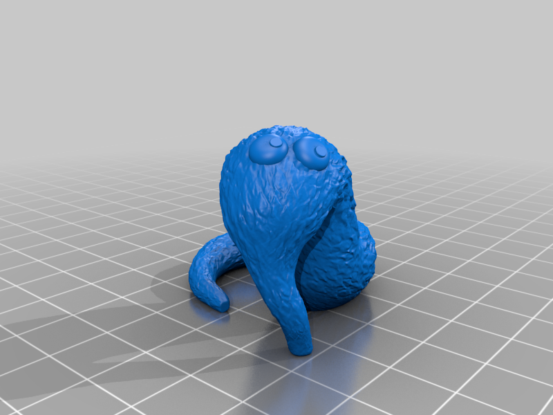 Pulled Worm On A String by Clay Rade | Download free STL model ...