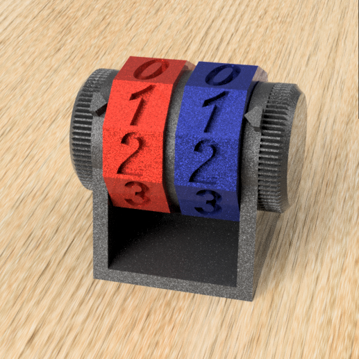 Score /PV 2 digit counter by djedje_zr7 | Download free STL model ...