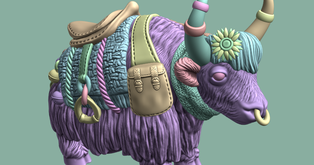 Yak Mount by Clay Rade | Download free STL model | Printables.com