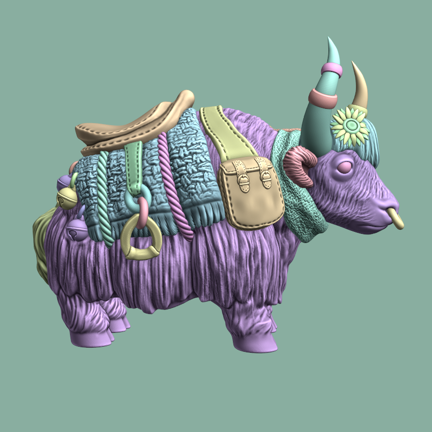 Yak Mount by Clay Rade | Download free STL model | Printables.com