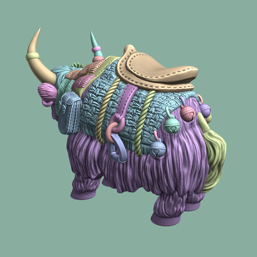 Yak Mount by Clay Rade | Download free STL model | Printables.com