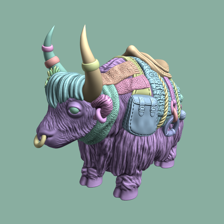 Yak Mount by Clay Rade | Download free STL model | Printables.com