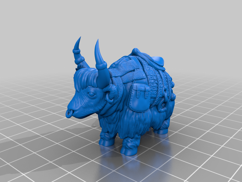 Yak Mount by Clay Rade | Download free STL model | Printables.com