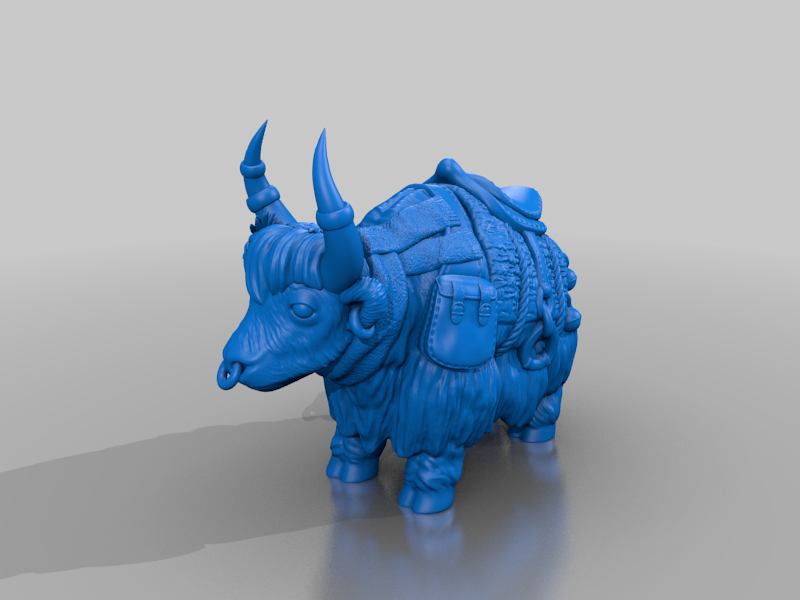 Yak Mount by Clay Rade | Download free STL model | Printables.com