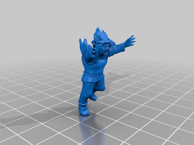 Fleeing Peasant by Clay Rade | Download free STL model | Printables.com