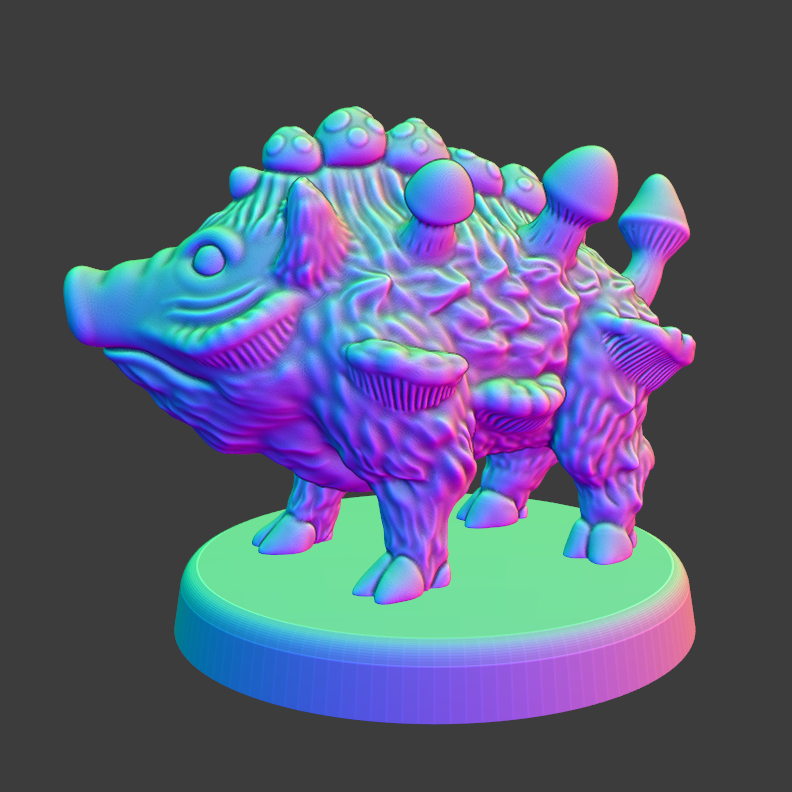 Spore Boar by Clay Rade | Download free STL model | Printables.com