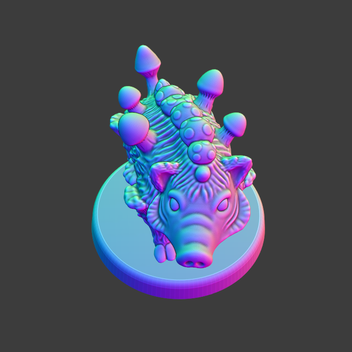 Spore Boar by Clay Rade | Download free STL model | Printables.com
