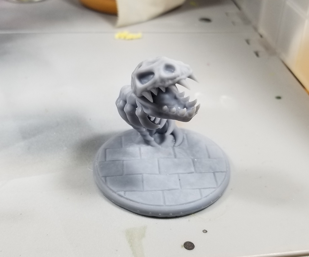 Bone Serpent / "White Dragon" by Clay Rade | Download free STL model ...