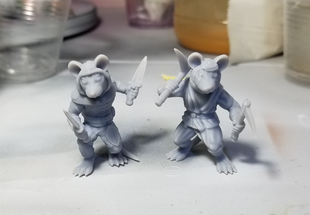 Ratfolk Ninja by Clay Rade | Download free STL model | Printables.com