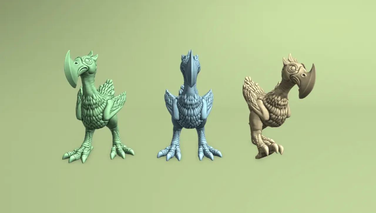 Axe Beak by Clay Rade | Download free STL model | Printables.com