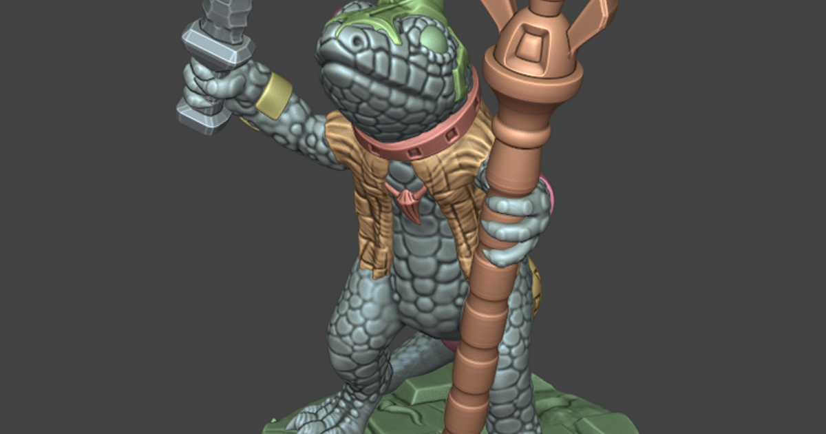 Skinky Lizardmen by Clay Rade | Download free STL model | Printables.com