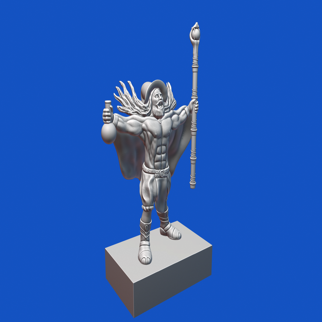 Shadax the Wizard by Clay Rade | Download free STL model | Printables.com