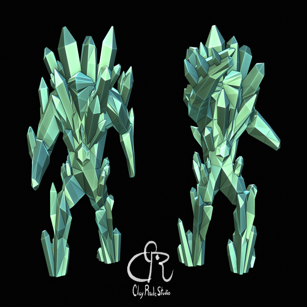 Crystal Golem by Clay Rade | Download free STL model | Printables.com