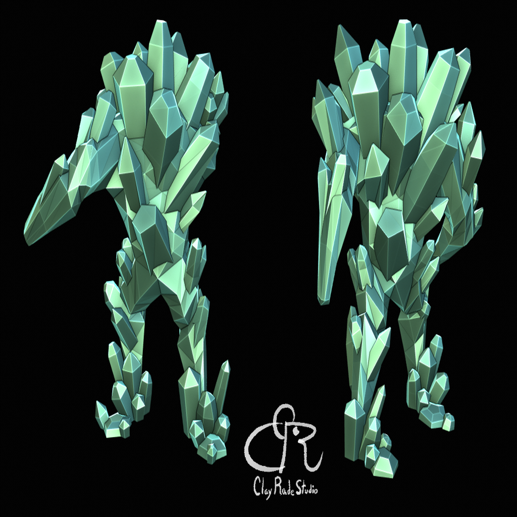 Crystal Golem by Clay Rade | Download free STL model | Printables.com