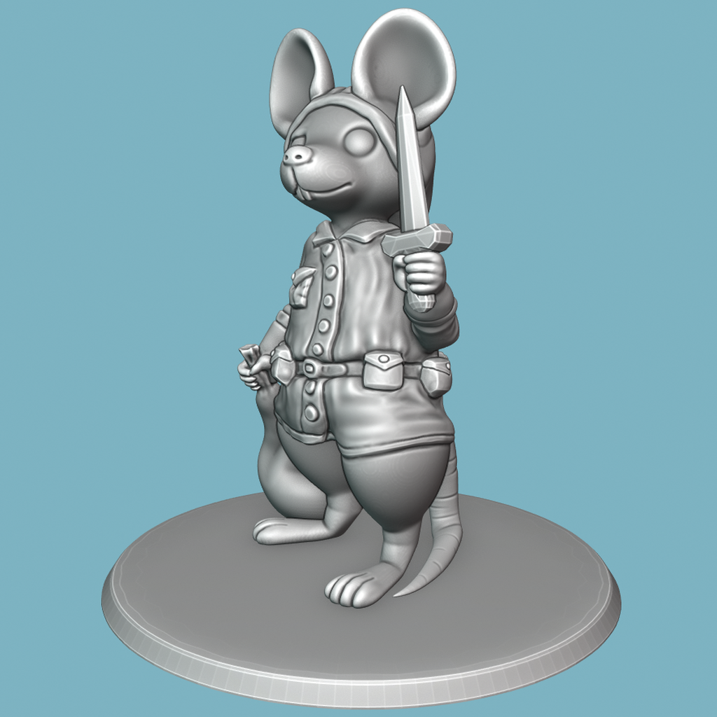 Rat Rogue Remastered by Clay Rade | Download free STL model ...