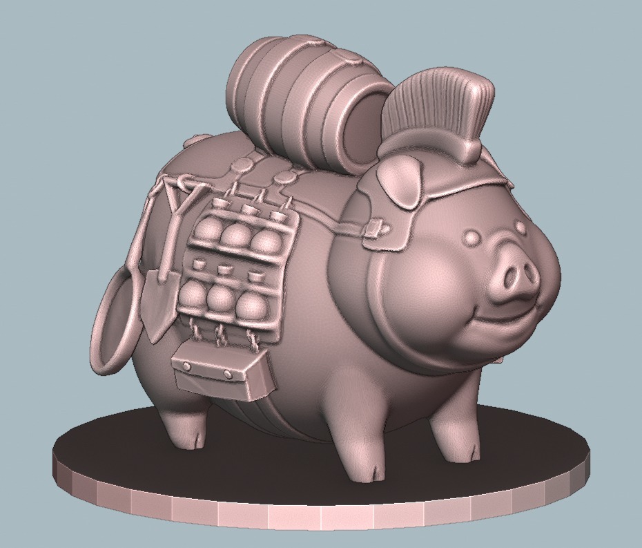 Pack Pig by Clay Rade | Download free STL model | Printables.com