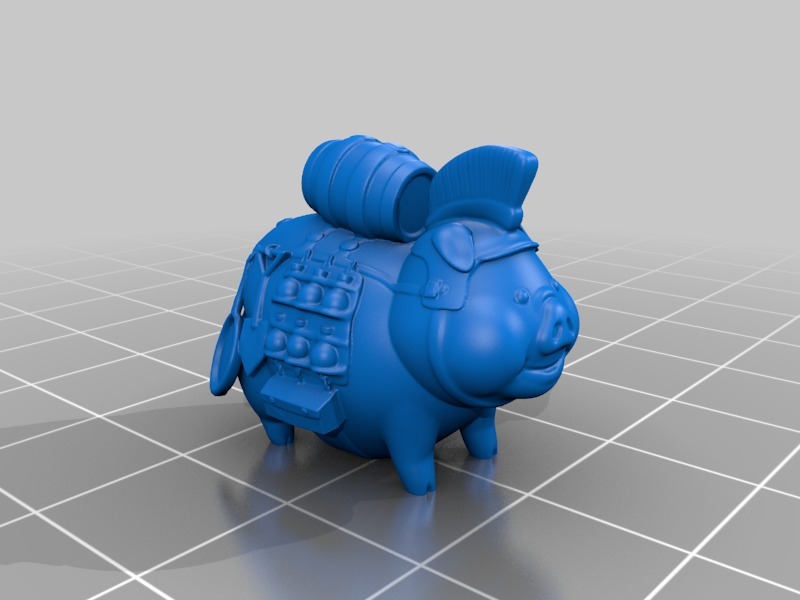 Pack Pig by Clay Rade | Download free STL model | Printables.com