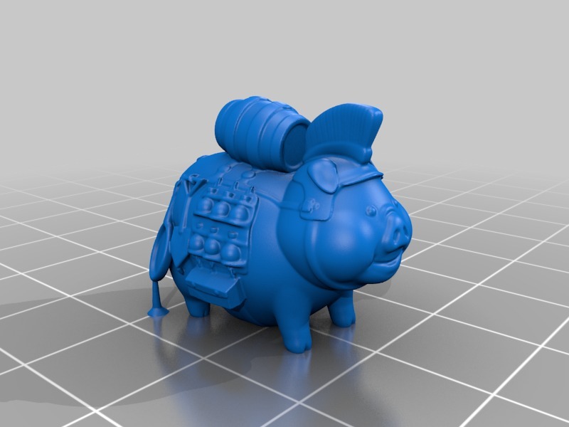 Pack Pig by Clay Rade | Download free STL model | Printables.com