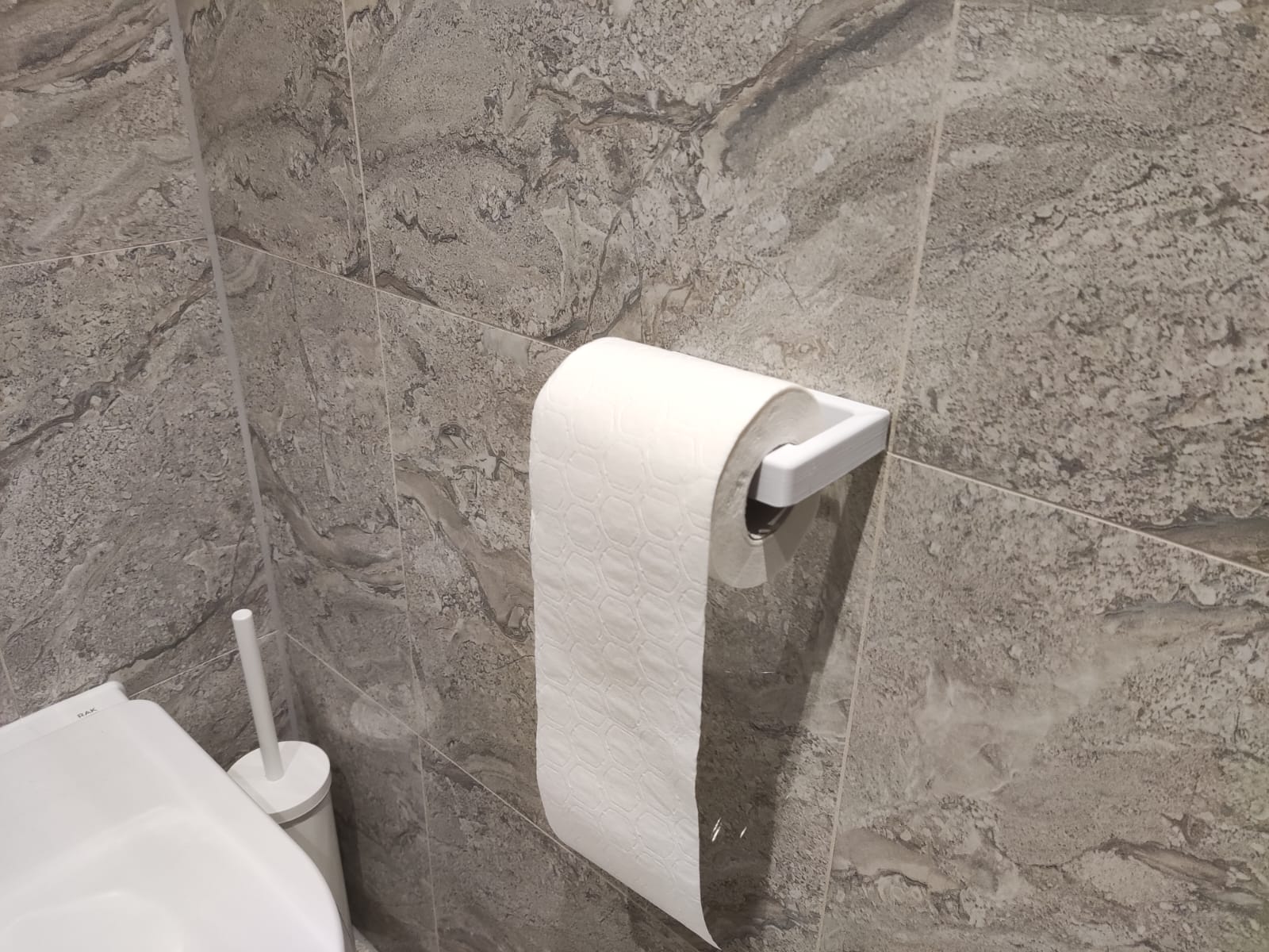 Toilet Roll Holder (World's greatest 3D-printed, stick-on toilet roller ...