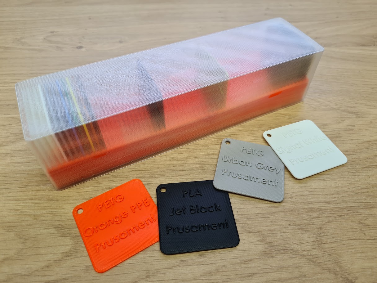 Filament Samples in storage BOX by Wilko_SLO | Download free STL model ...