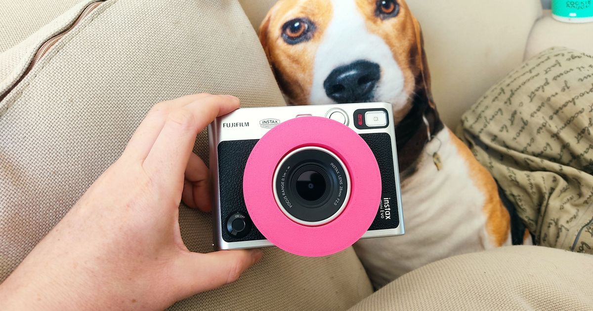 adapter plate for Cokin P series ND filter for Instax Mini Evo by ...