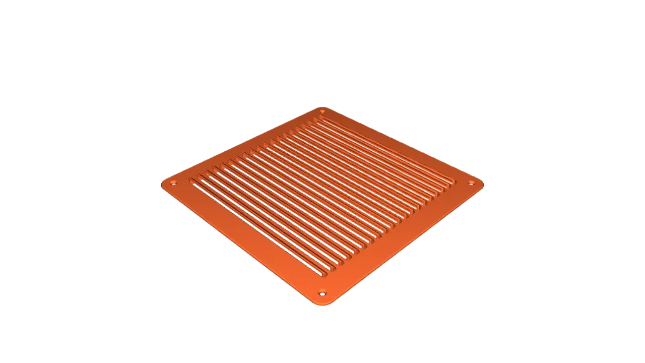 Air grid (160x160mm) by Fedi | Download free STL model | Printables.com