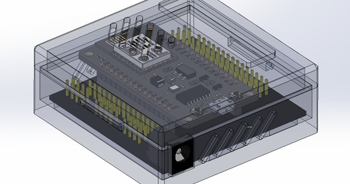 Enclosure for ESP8266 Development Board NodeMCU V3 by Remy | Download ...