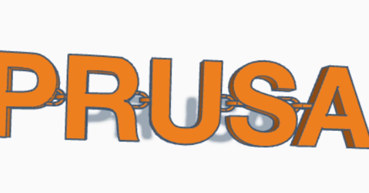 Articulated Prusa Logo (With Keychain Model) by KangarooKazoo ...
