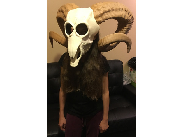 Ram Skull Mask by MajorOCD | Download free STL model | Printables.com