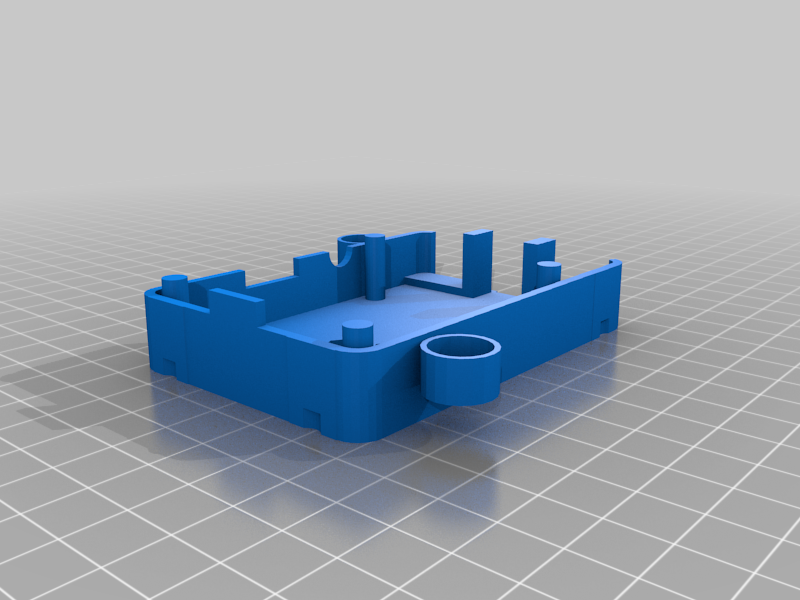 Raspberry Pi 2 - 3 B+ case with magnetic lock by mattoni | Download ...