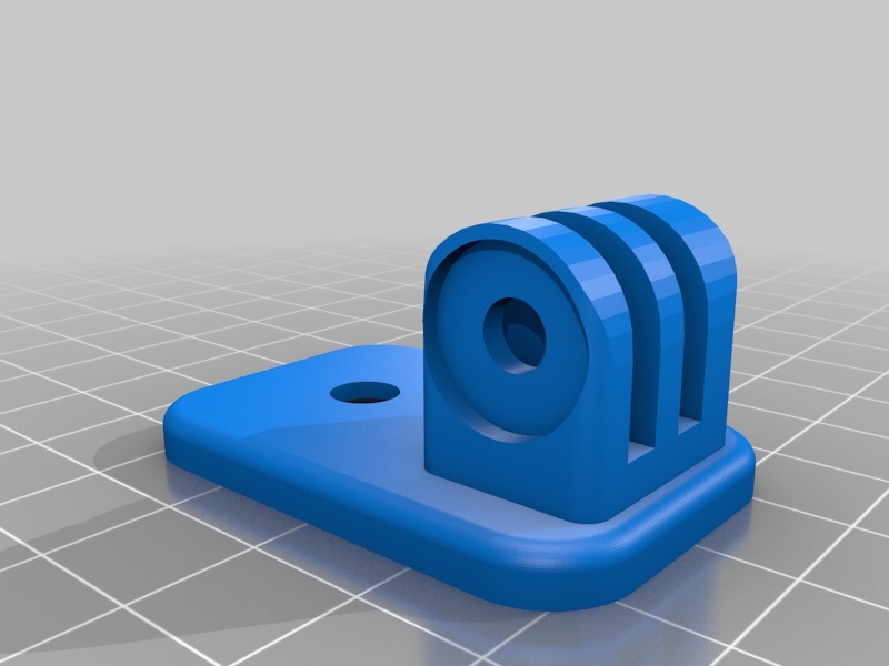 GoPro Helmet Mount by Ian | Download free STL model | Printables.com