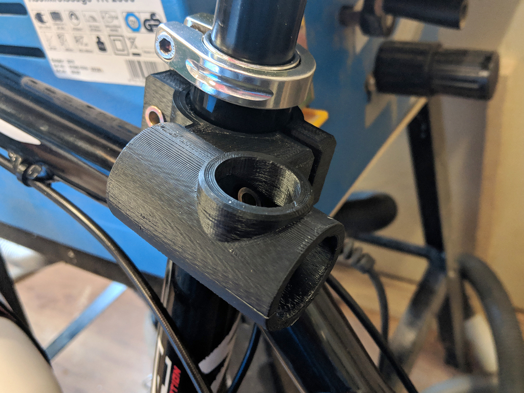 Mountain bike bicycle spiral lock mounting bracket by WDonders ...