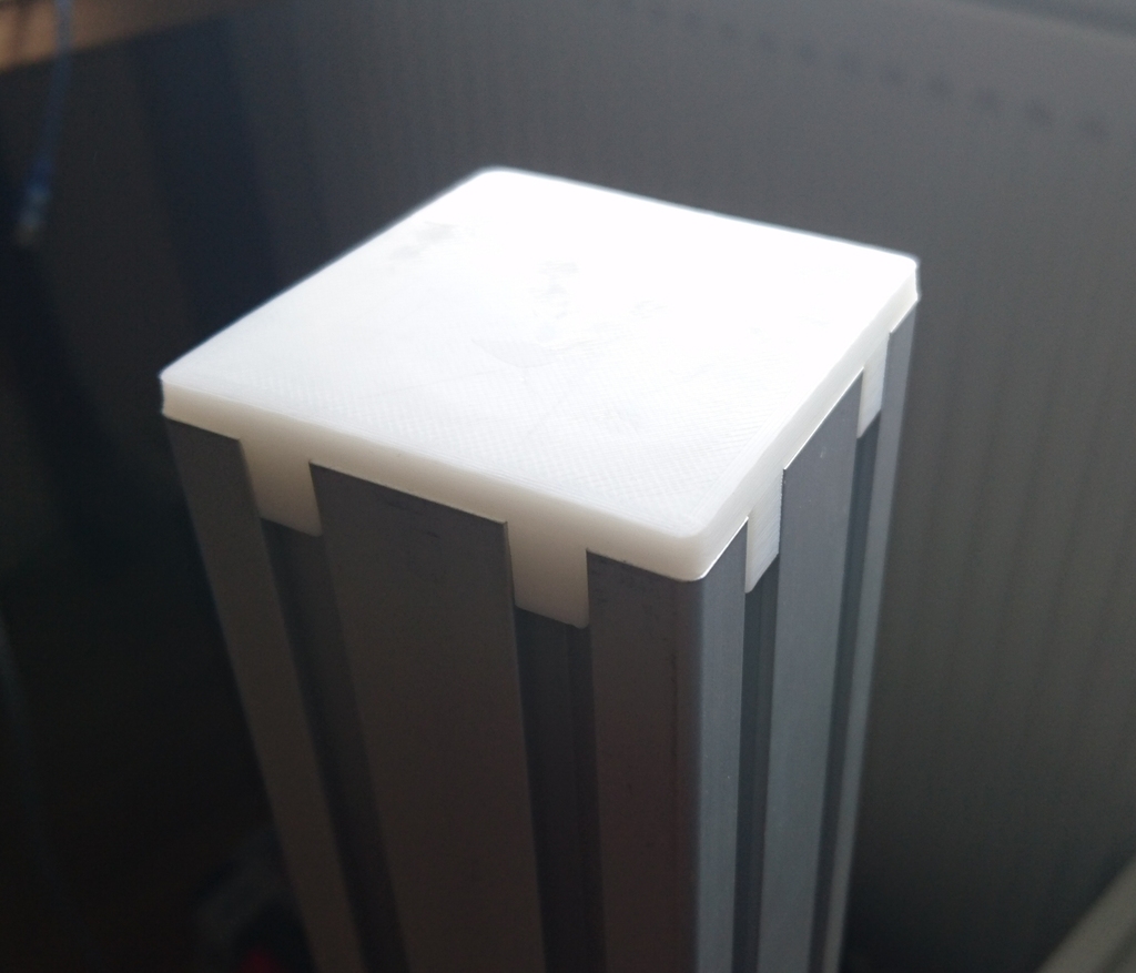 Misumi 6060 extrusion end cap by WDonders | Download free STL model ...