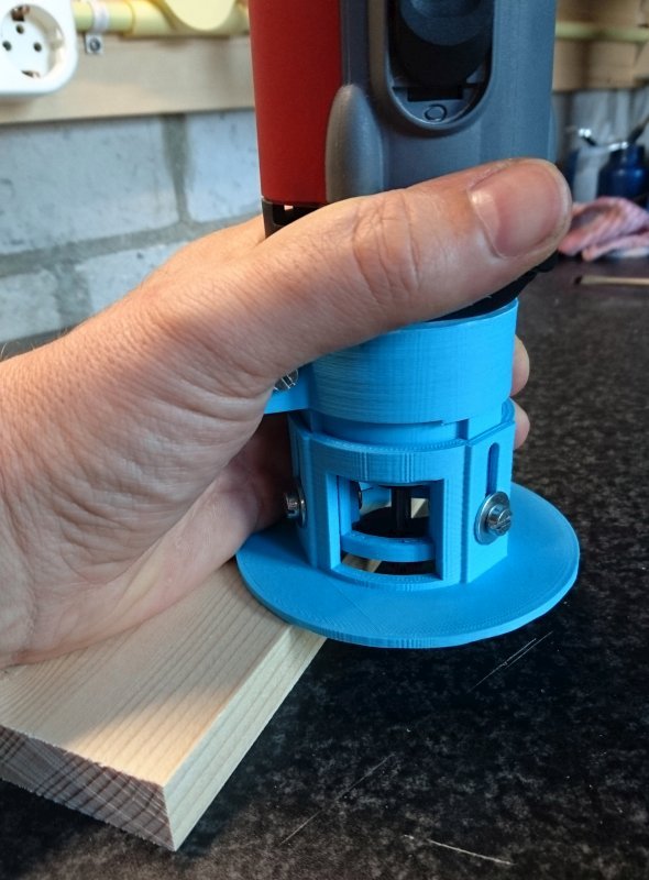 Kress trim router base by WDonders | Download free STL model ...