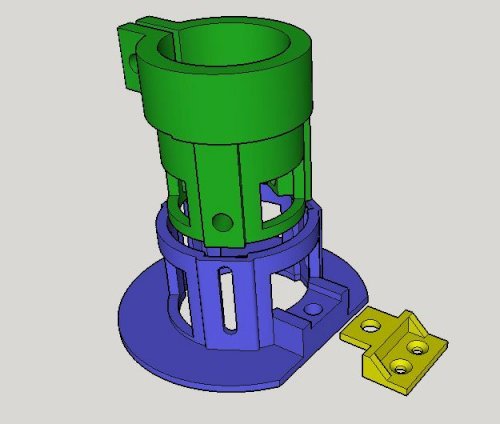 Kress trim router base by WDonders | Download free STL model ...