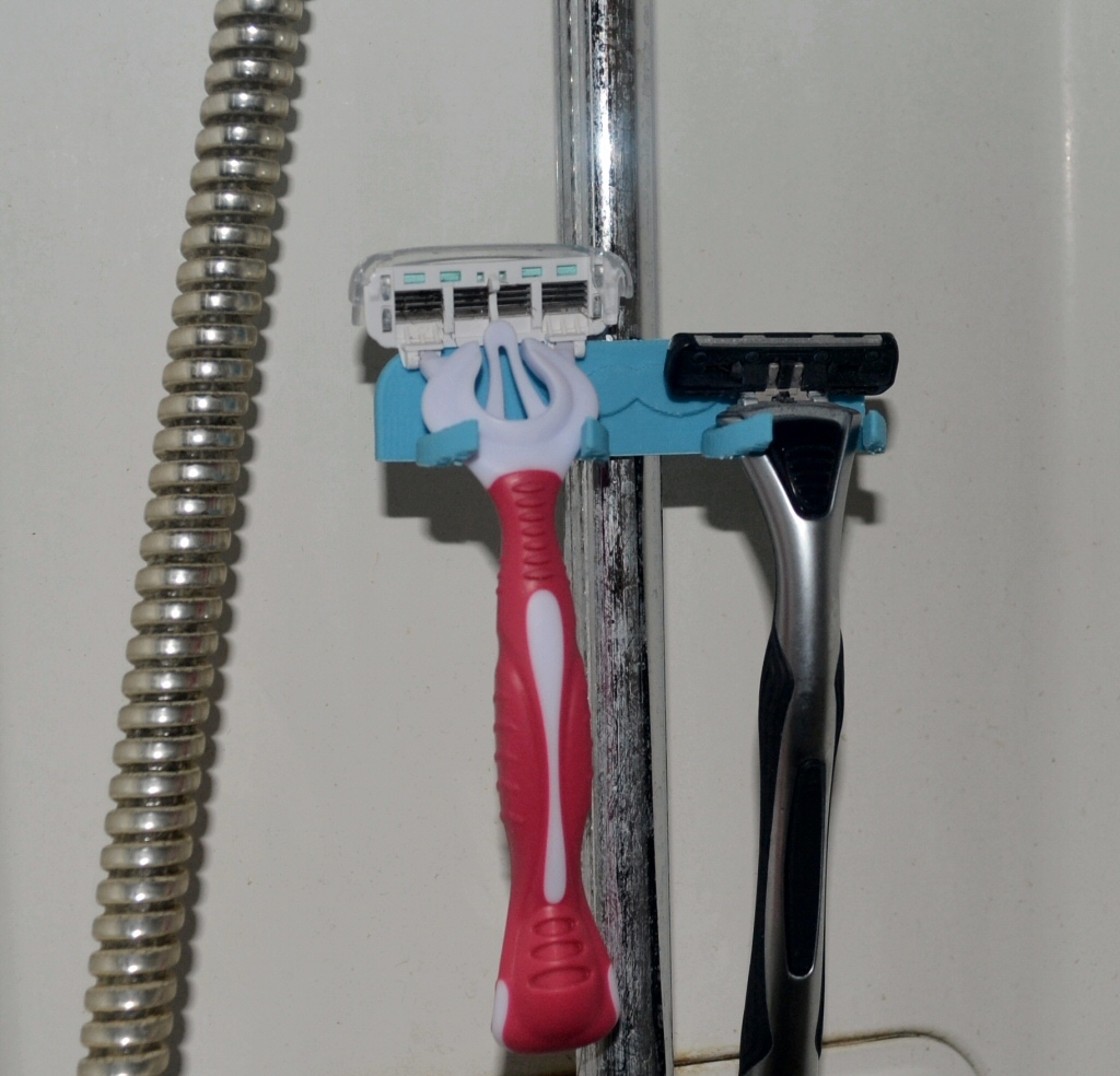 dual razor hook with 18mm rod clamp and mustache by WDonders | Download ...