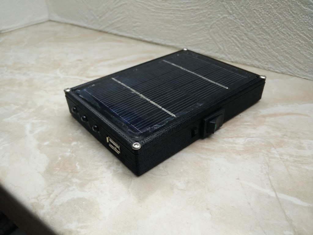 Compact solar charger / flashlight (customized) by Rico | Download free ...